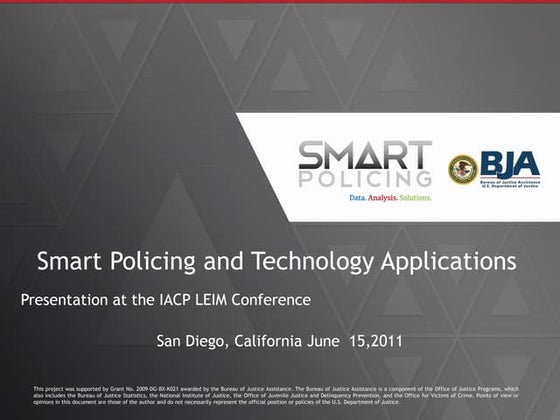 Application of data science in predictive policing | PPT