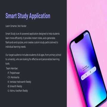 Smart-Study-Application[1].pptx.pdf hdisn | PDF