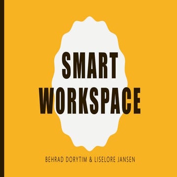 Smart Workspace | PPTX | Remote Working | Careers