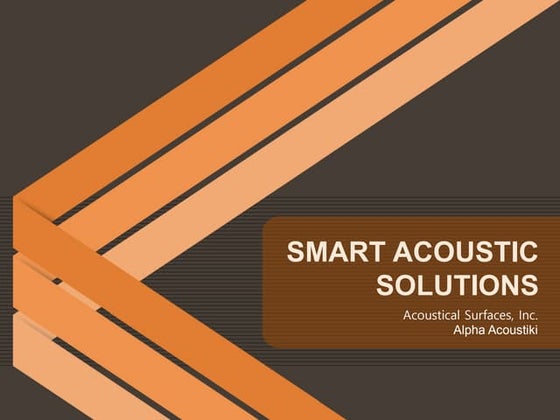 Acoustic material | PPT