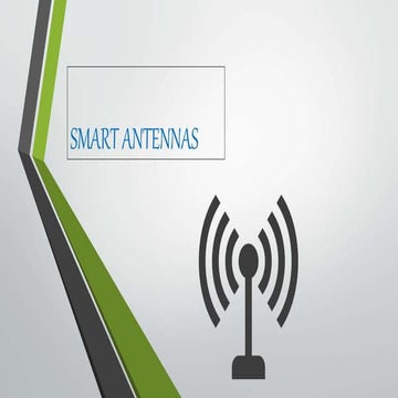 Smart antenna | PPT