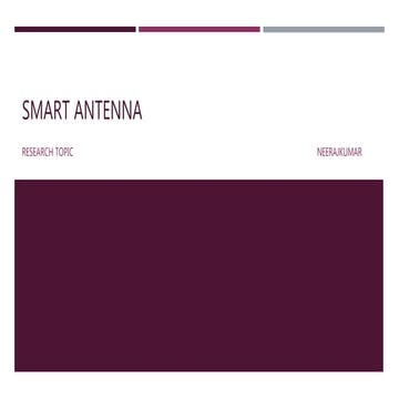 Smart Antenna | PPT