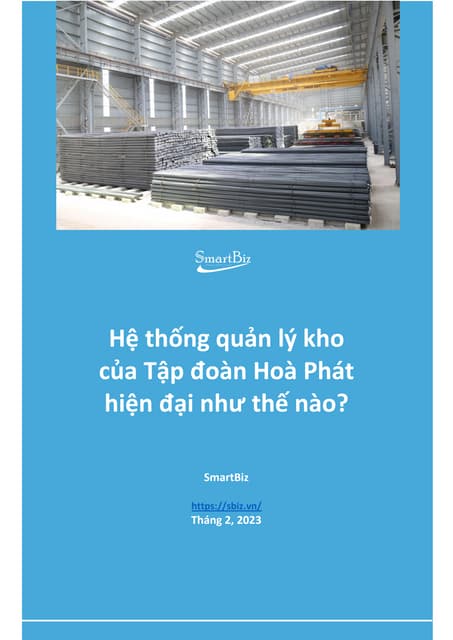 SmartBiz_Hệ thống ERP của thegioididong | PDF