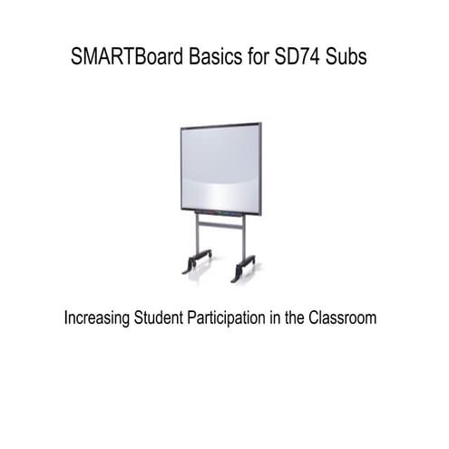 Substitute PD Smartboard Presentation | PDF