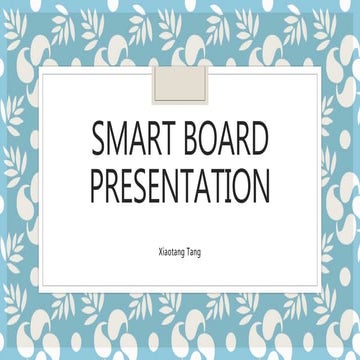 Smart board | PPTX