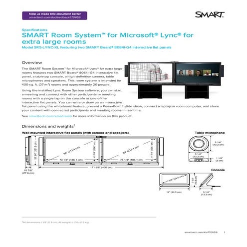 SMART Board® 8084i-G4 Interactive Flat | PDF | Home Appliances | Home ...