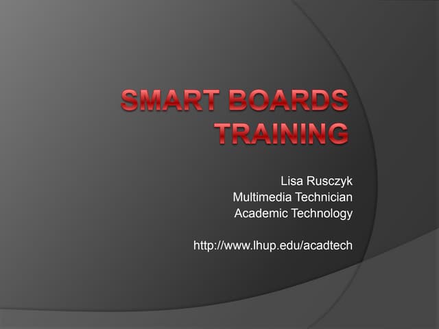 Smartboard powerpoint | PPTX
