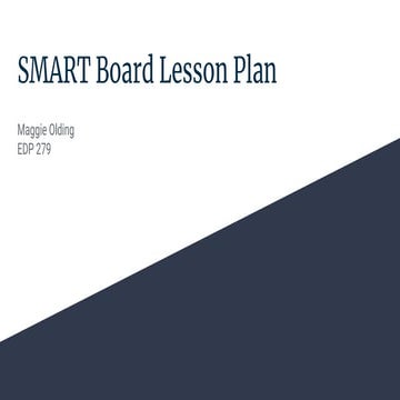 Smart board lesson plan | PPT