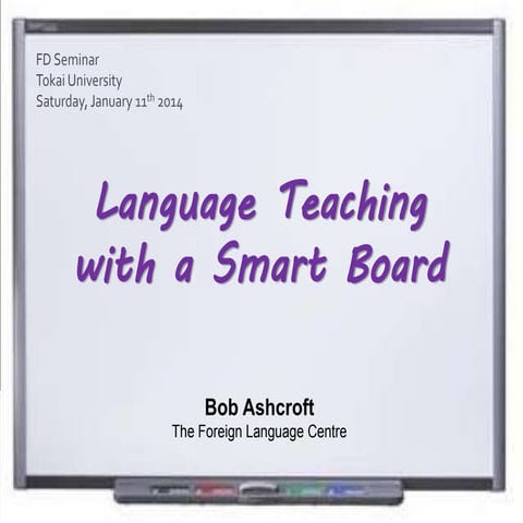 Using Smartboards to Teach Language | PPT