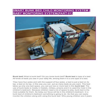 Smart management system for monitoring and control of infant baby bed | PDF