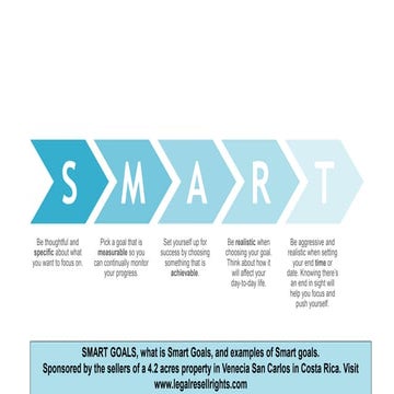 Smart buyer with smart goals setting and smart goal examples. | PPTX