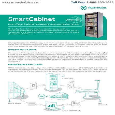 SmartCabinet RFID Medical Device Storage Cabinet | PDF