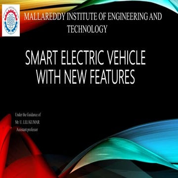 SMART VEHICLE WITH NEW FEATURES | PPT