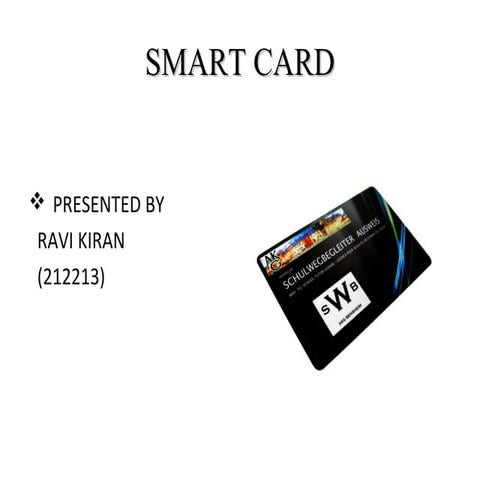 Smart card | PPT