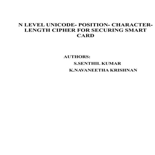 Smart card security | DOC