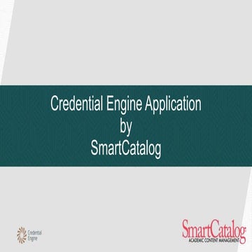 Smart Catalog Application | PPTX