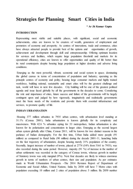 Indore Master Plan - A detailed Case study | PDF