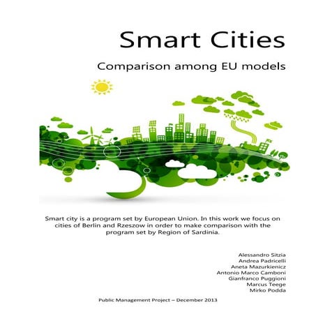Smart cities - Comparison among EU models | PDF