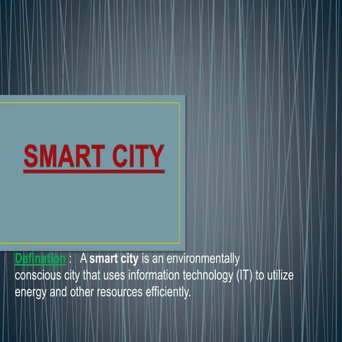PPT on SMART city | PPTX