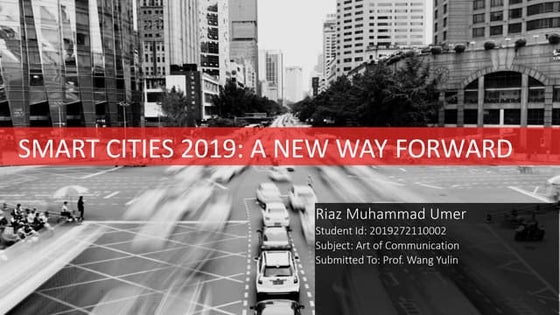 PPT on SMART city | PPT