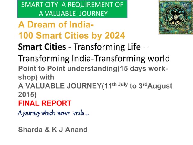 PPT on SMART city | PPTX