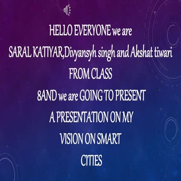 smart city 2.0 which is very good presentation on smart city | PPT