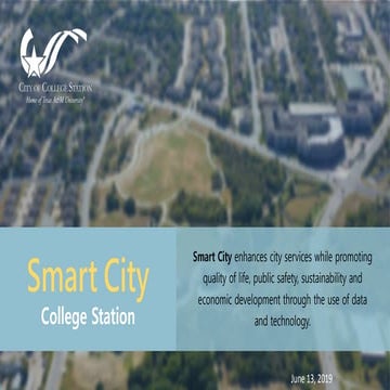 Smart City College Station | PPTX | Internet | Computing