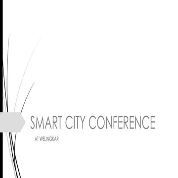 Smart city conference - WeSchool | PPTX