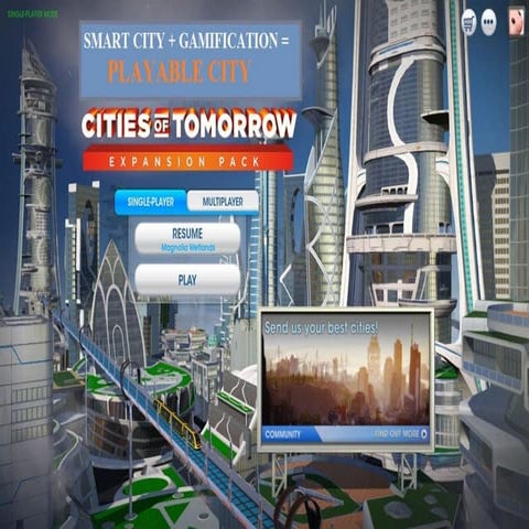SmartCity + Gamification = Playable City | PDF