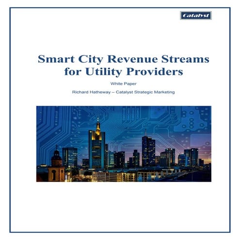Smart City Revenue Streams for Utility Providers | PDF