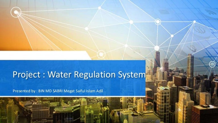 Smart city water regulation system