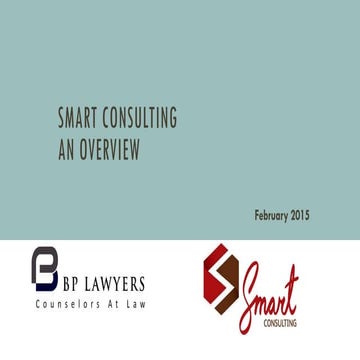 Company overview - SMART Consulting | PDF