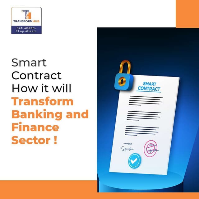 Smart contract how it will transform banking and finance sector | PPTX