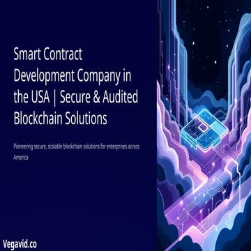 Smart Contract Development Company in the USA | Secure & Audited ...