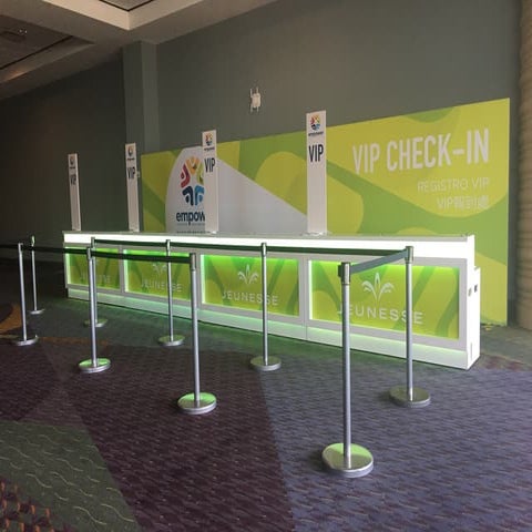 VIP Registration and Event Check-In Branded Space | PPT