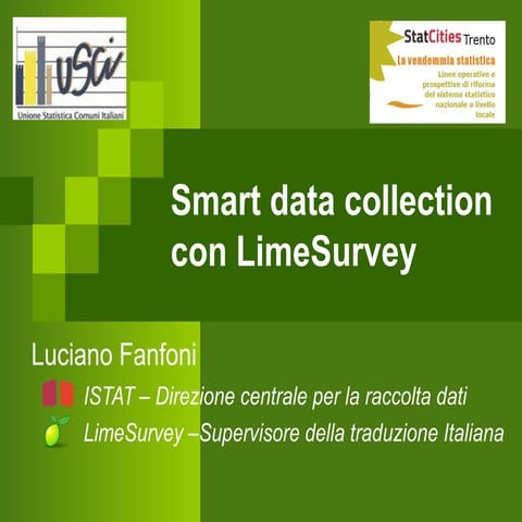 Smart data collection con LimeSurvey | PPT