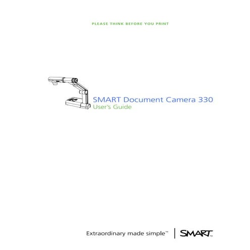 Smart DC330 Document Camera- Guide | PDF | Indoor Environmental Quality ...