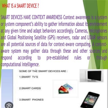 smart devices and about there connections. | PPTX
