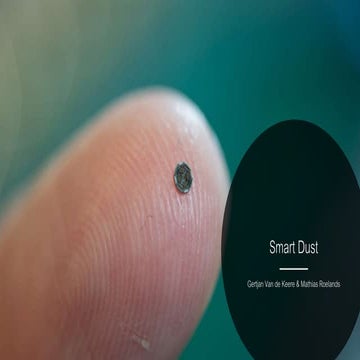 Smart dust | PPTX