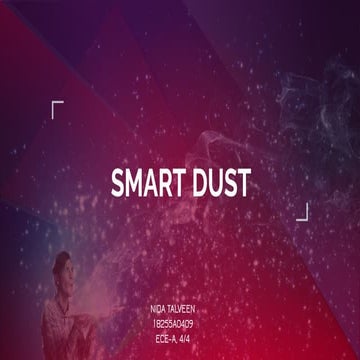 Smart dust | PPT