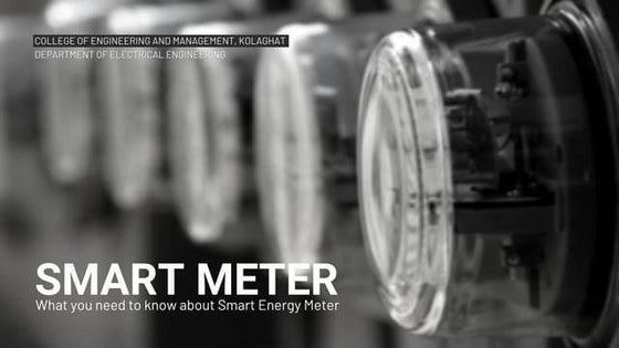 SMART METER ppt | PPTX | Internet of Things | Internet