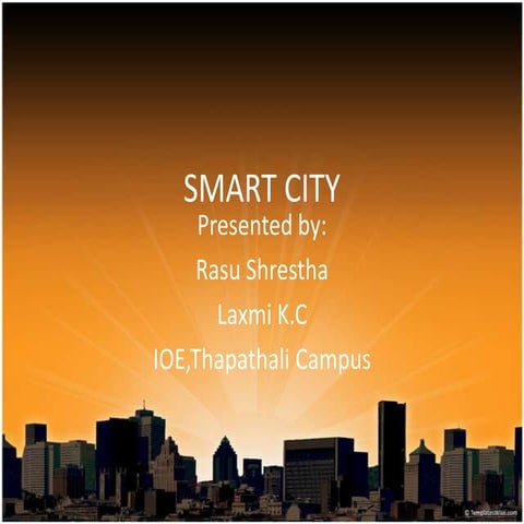 Smarter cities | PPTX