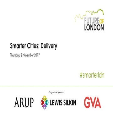 Smarter cities: Delivery | PPT