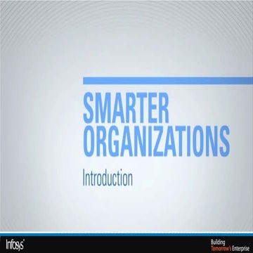 Smarter Organizations | PPT