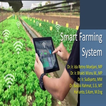 Smart Farming System Using Microcontroller and IoT | PPT
