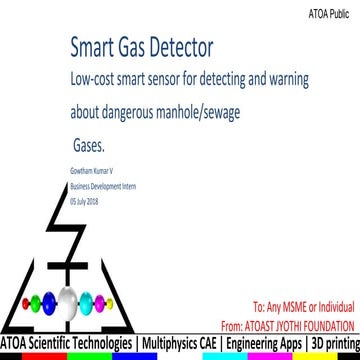 Smart gas detector | PDF | Technology & Computing