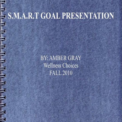Smart goal presentation | PPT