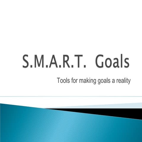 Smart goals | PPT