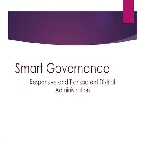 Smart governance | PPTX | Internet | Computing