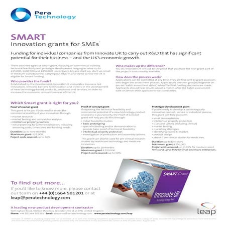 SMART Grants - Fact Sheet | PDF